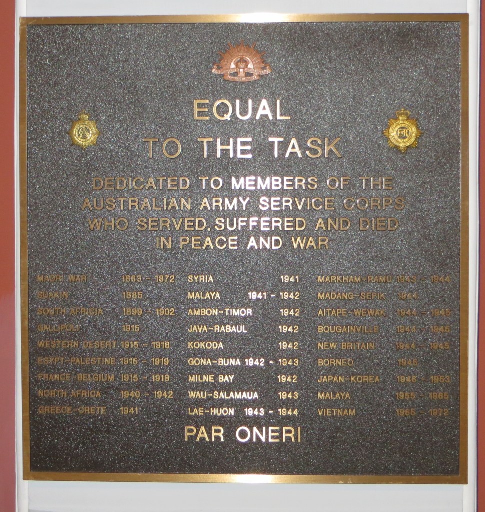 Memorial Plaques | 87transportplatoon